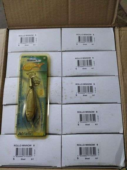 Approx 120 Rollo Minnow Shad Lures - Baer Auctioneers - Realty, LLC
