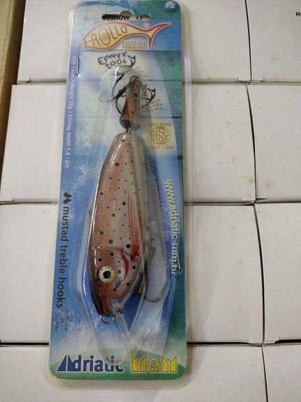 Approx 120 Rollo Minnow Trout Lures - Baer Auctioneers - Realty, LLC