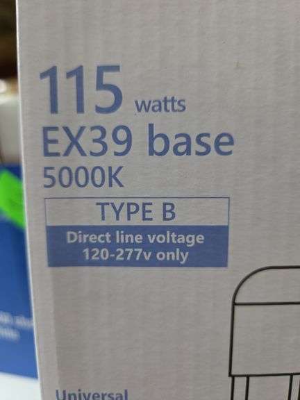 3 Led GE 115 Watts EX39 Base 5000K Type B Light Bulbs - Baer ...