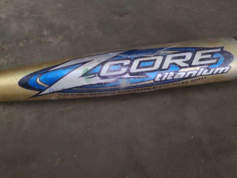 Z Core Titanium Bat - Baer Auctioneers - Realty, LLC