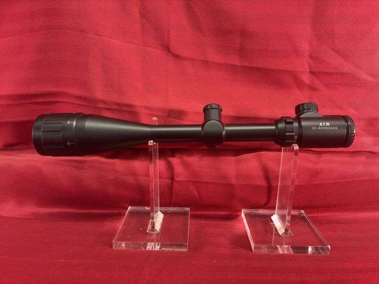 AIM 10-40x50AOE Rifle Scope - Baer Auctioneers - Realty, LLC