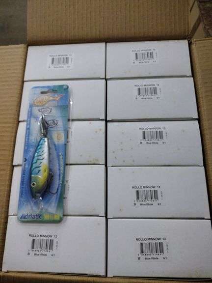 Approx 120 Rollo Minnow Blue-White Lures - Baer Auctioneers - Realty, LLC