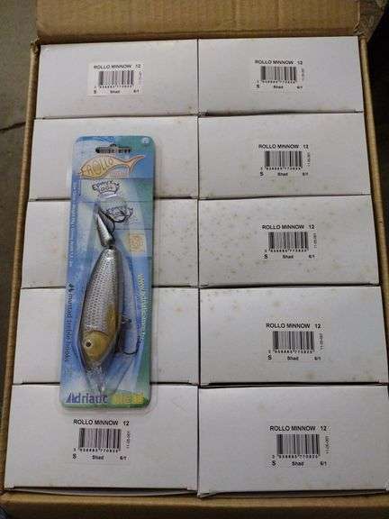 Approx 120 Rollo Minnow Shad Lures - Baer Auctioneers - Realty, LLC