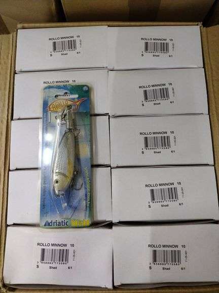Approx 120 Rollo Minnow Shad Lures - Baer Auctioneers - Realty, LLC