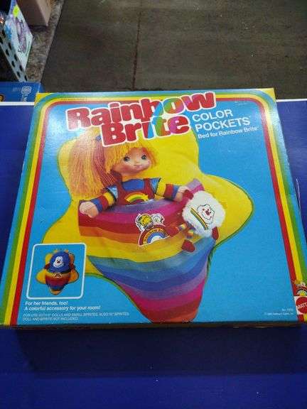 Vintage Rainbow Brite Color Pockets Bed For Rainbow Brite NIB Unopened ...