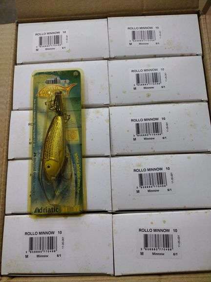 Approx 120 Rollo Minnow - Minnow Lures - Baer Auctioneers - Realty, LLC