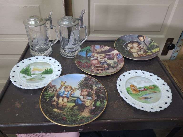 Steins, Hummel Plates, Porcelain Bell, Bakeware, & Decorative Plates ...