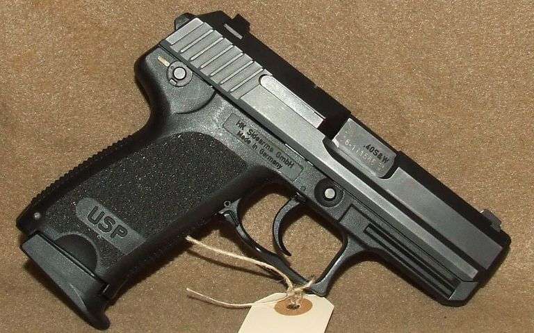 HK USP Compact 40 S&W Pistol - Baer Auctioneers - Realty, LLC