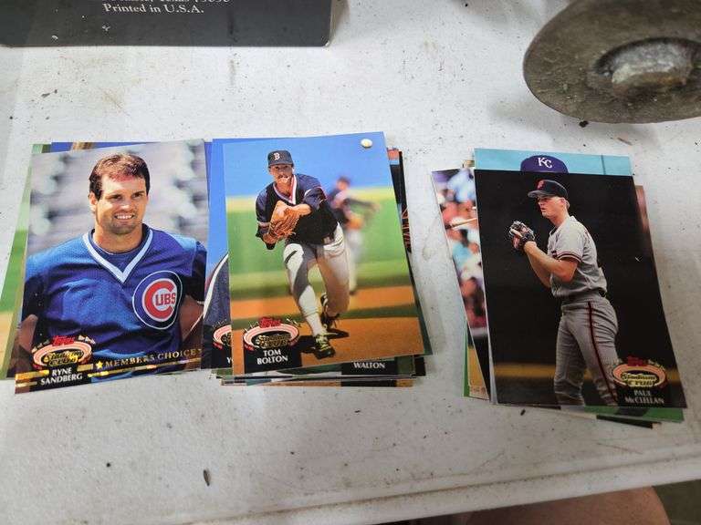 1992 Major League Baseball Cards - Baer Auctioneers - Realty, LLC