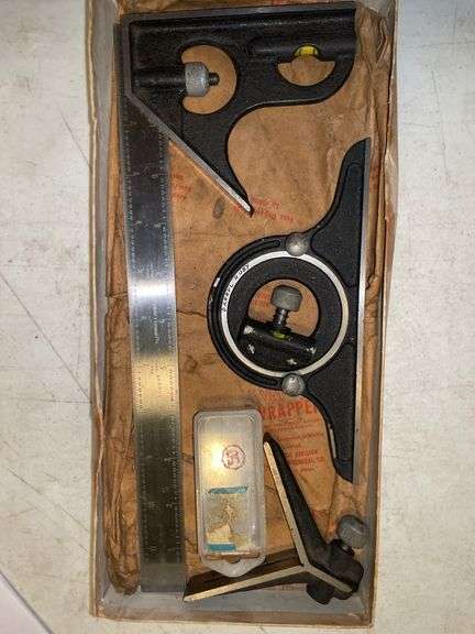Craftsman Machinist Combination Square Set - Baer Auctioneers - Realty, LLC
