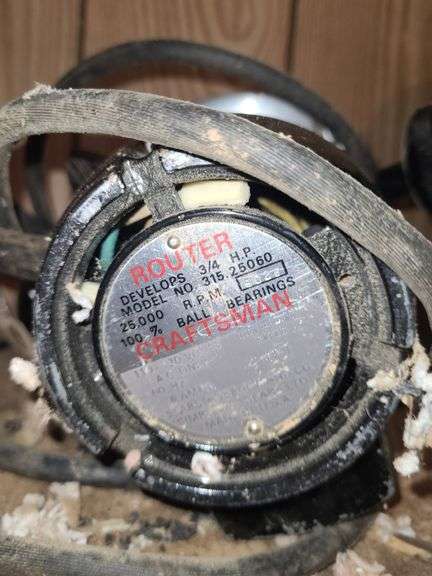 Craftsman Router - Baer Auctioneers - Realty, LLC