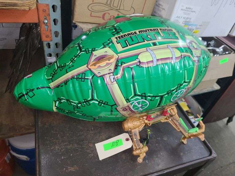 Teenage Mutant Nina Turtles Blimp Toy - Baer Auctioneers - Realty, LLC