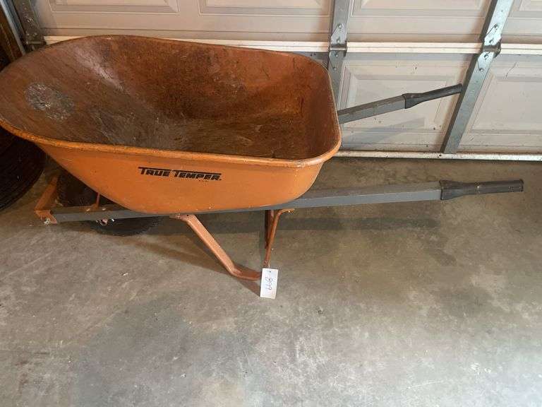 True Temper Steel Wheelbarrow - Baer Auctioneers - Realty, LLC
