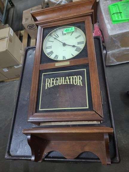 Regulator Hamilton Quartz Wall Clock (Damaged) - Baer Auctioneers ...