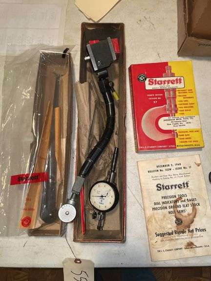 Starrett Fourth Edition Catalog NO. 27 and a Common Precision Measuring ...