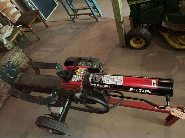 MTD Yard Machines 25 Ton Log Splitter - Baer Auctioneers - Realty, LLC