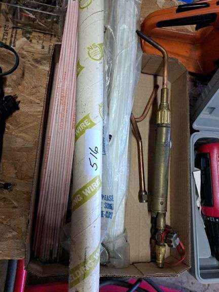 Braising Rods Various Lengths, Torch Head and Nozzles - Baer Auctioneers - Realty, LLC