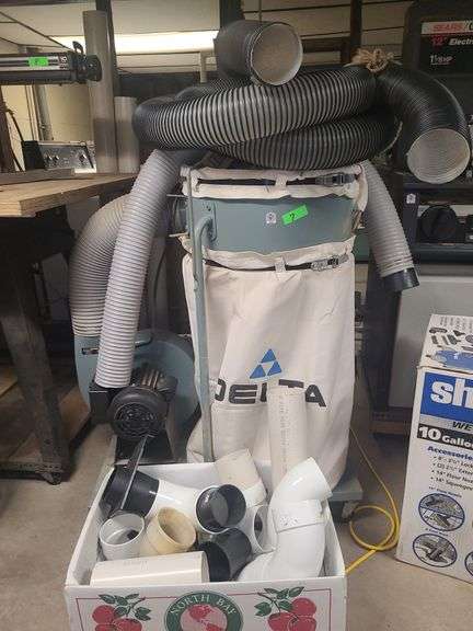 Delta Dust Collector And Hose - Baer Auctioneers - Realty, LLC