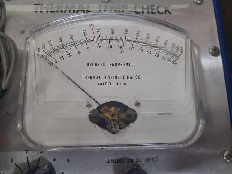 Thermal Engineering Company Thermal Temp Check - Baer Auctioneers ...