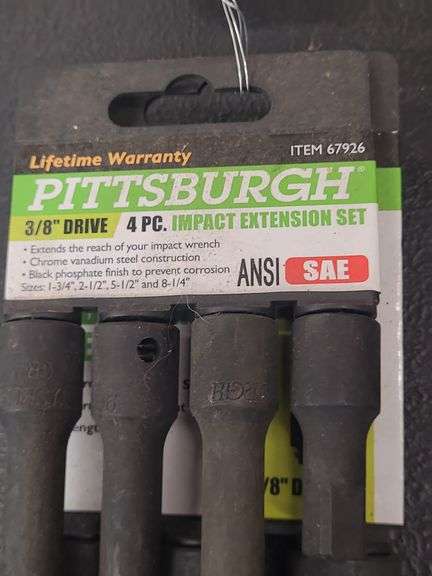 Pittsburgh Impact Extension Set And Socket Adapter Set - Baer ...