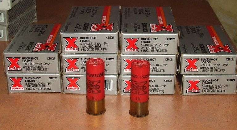 50 Rounds Winchester 12 ga No 1 Buck - Baer Auctioneers - Realty, LLC
