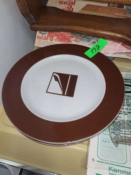 4 Sterling East Liverpool Plates - Baer Auctioneers - Realty, LLC