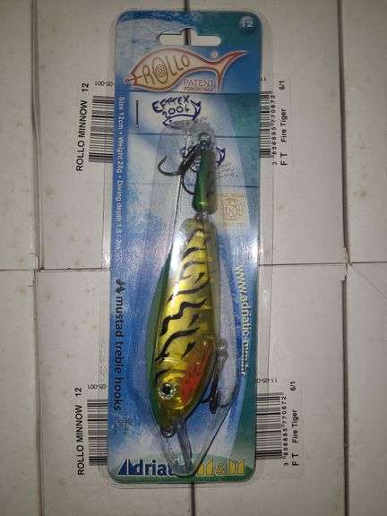 Approx. 120 Rollo Minnow Fire Tiger 12Cm. Lures - Baer Auctioneers ...