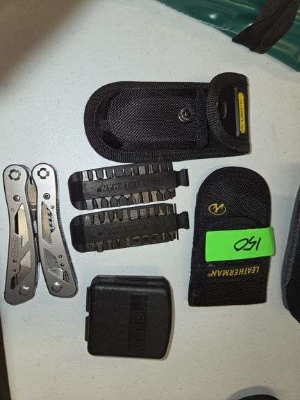 Stanley Multi Tool & Leatherman Tool Kit & Adapter - Baer Auctioneers ...