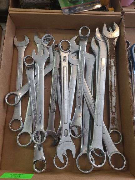 Box Of Large Wrenches - Baer Auctioneers - Realty, LLC