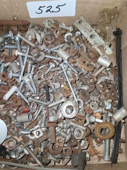Box of Assorted Fasteners - Baer Auctioneers - Realty, LLC