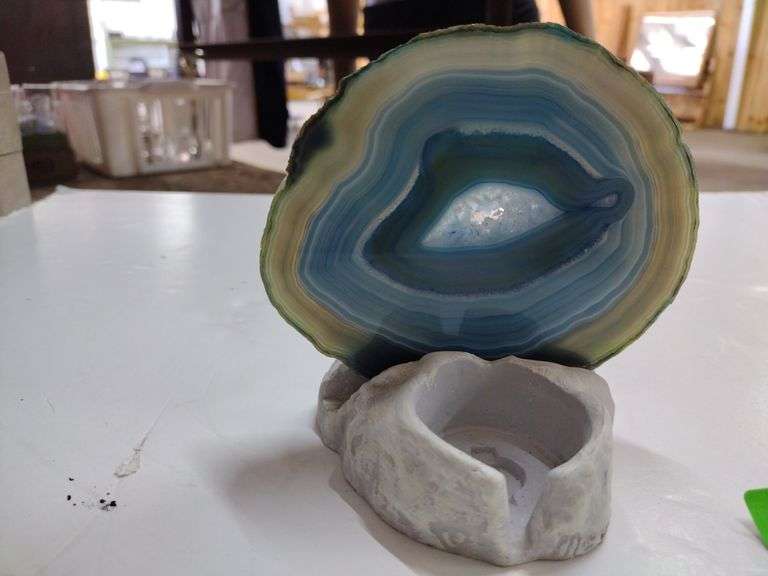 Alaska Geode Tealight Holder - Baer Auctioneers - Realty, LLC