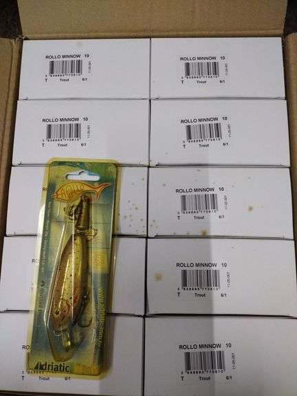 120 PCs Rollo Minnow Trout 10 Lures - Baer Auctioneers - Realty, LLC