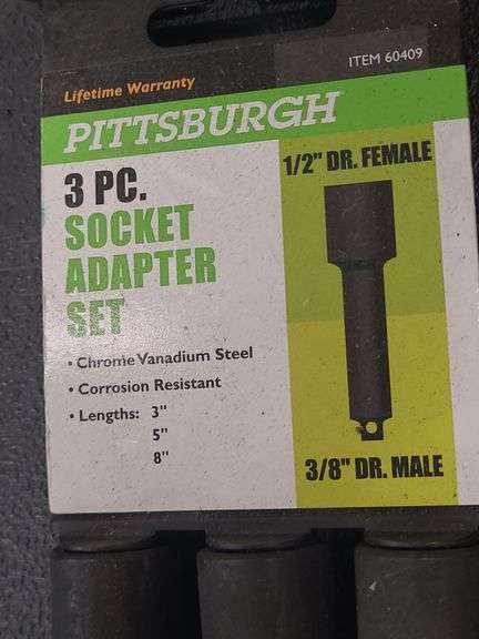 Pittsburgh Impact Extension Set And Socket Adapter Set - Baer ...