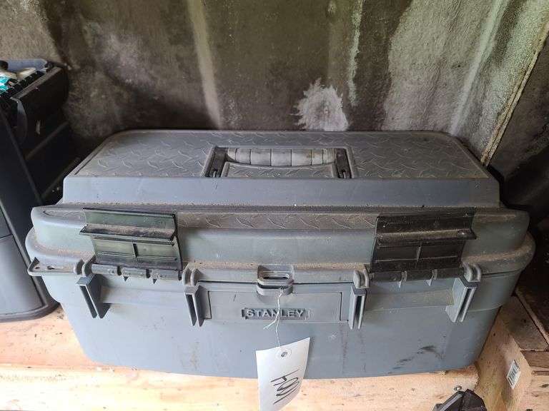 Stanley Plastic Carry Box and Contents - Baer Auctioneers - Realty, LLC