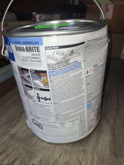 2 .90 Gal. Henry Dura-Brite White Elastomeric Roof Coating - Baer ...