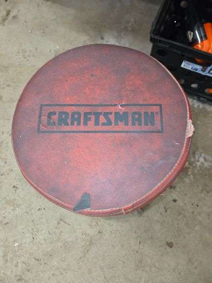 Craftsman Garage Stool - Baer Auctioneers - Realty, LLC