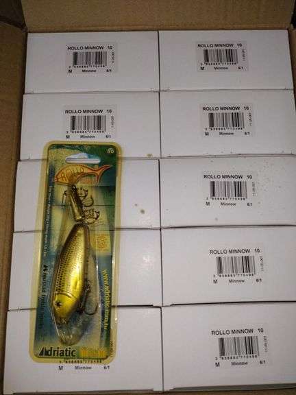 120 PCs Rollo Minnow Minnow 10 Lures - Baer Auctioneers - Realty, LLC