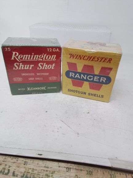 2-25 rnd box 12ga shot shells - Baer Auctioneers - Realty, LLC