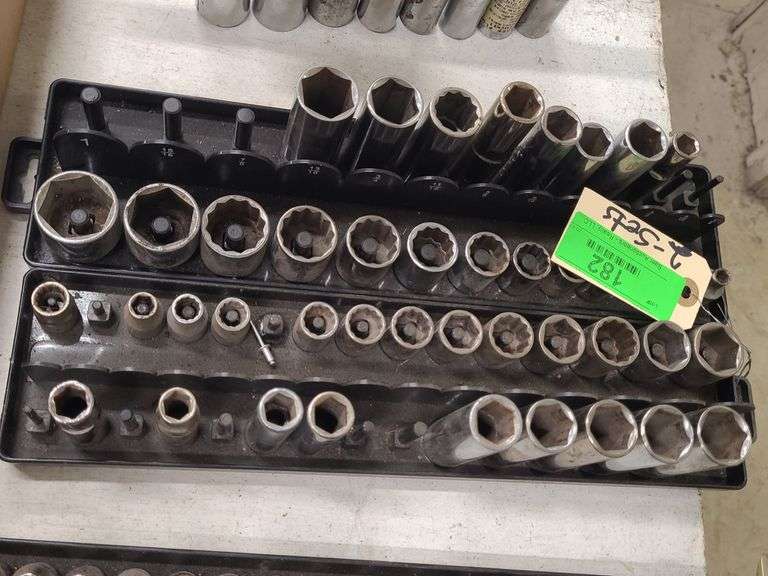 2 ⅜" Drive Partial Socket Sets - Baer Auctioneers - Realty, LLC