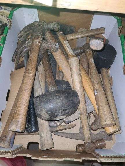 Box Of Hammers - Baer Auctioneers - Realty, LLC
