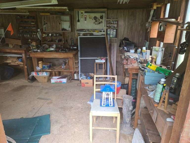 ALL Contents Only of Work Shop/Shed, Includes Anything Not Attached to ...