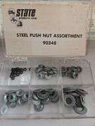 E Rings- Steel Push Nut Assortment- Fender Washer Assortment- Snap ...