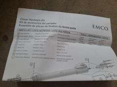 Emco Closer Hardware Kit - Baer Auctioneers - Realty, LLC