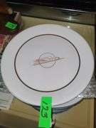 9 Sterling East Liverpool Plates - Baer Auctioneers - Realty, LLC