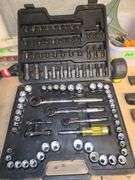 Blackhawk Socket And Ratchet Set With Multi Sized Drives - Baer Auctioneers - Realty, LLC