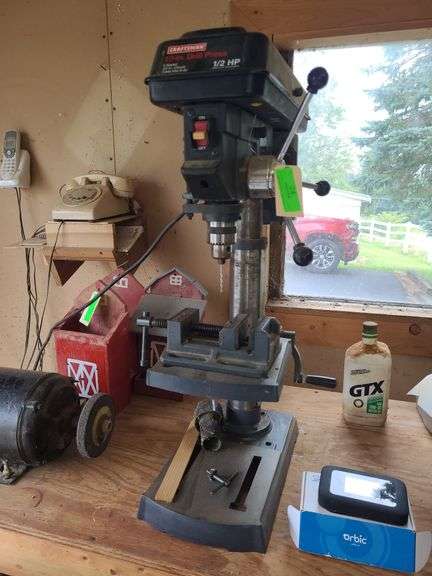 Craftsman 10" Drill Press - Baer Auctioneers - Realty, LLC