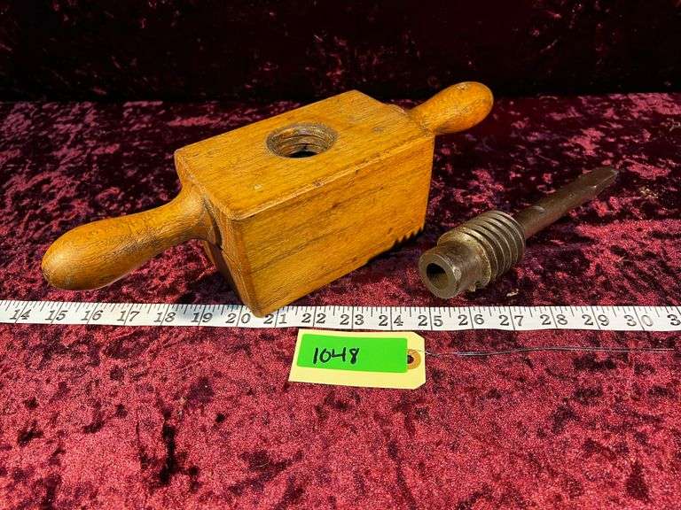 Wood Threading Screw Die Box & Tap w/ matching Male & Female Threading ...