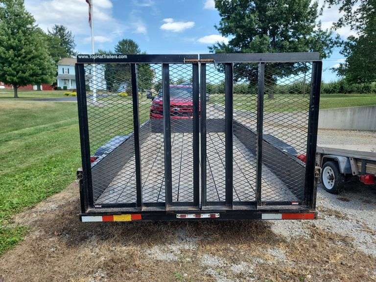 Top Hat Shortside Trailer, Approx. 14x6.5 - Baer Auctioneers - Realty, LLC