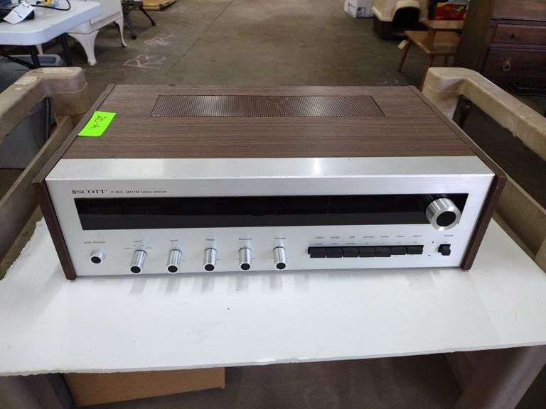 Scott Stereo Receiver - Baer Auctioneers - Realty, LLC