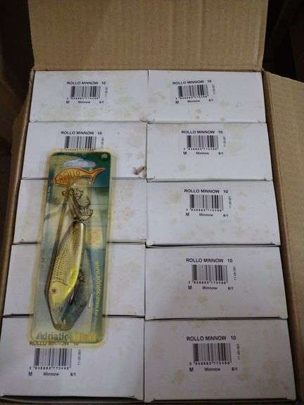 120 PCs Rollo Minnow Minnow 10 Lures - Baer Auctioneers - Realty, LLC
